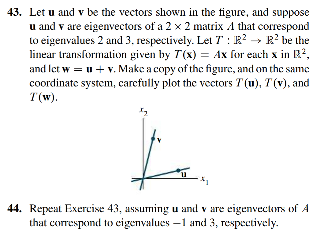 Solved 3. Let u and v be the vectors shown in the figure, | Chegg.com