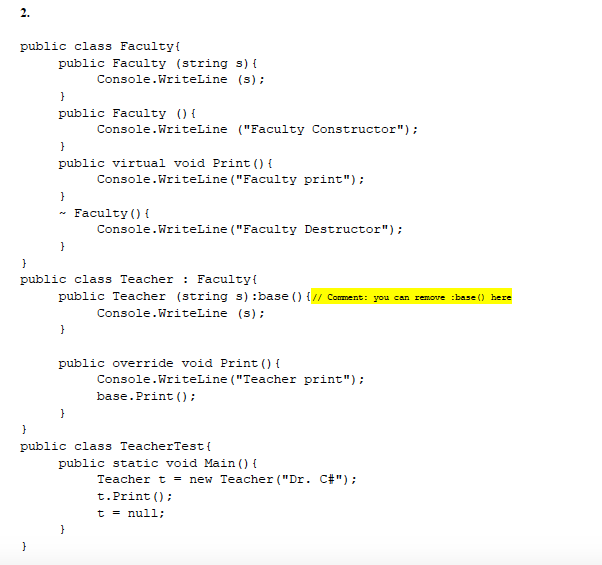 i want the Trace of the three following codes and | Chegg.com