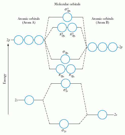 Solved Use the template below to construct a MO diagram for | Chegg.com