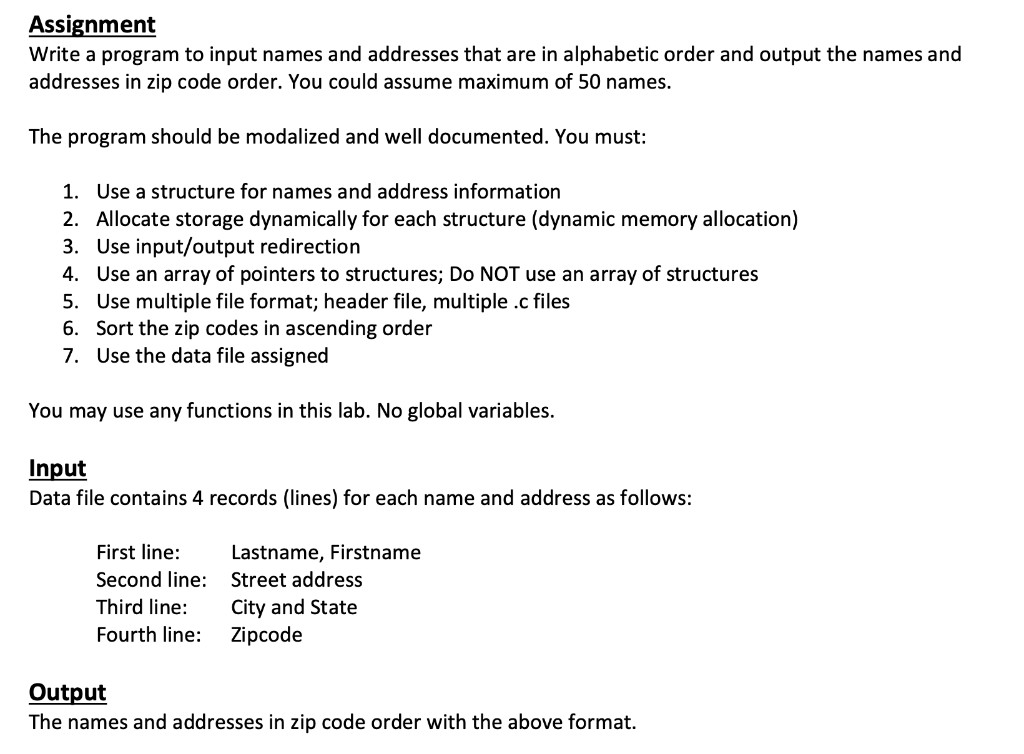 Solved C language ONLY! Please please please read the | Chegg.com