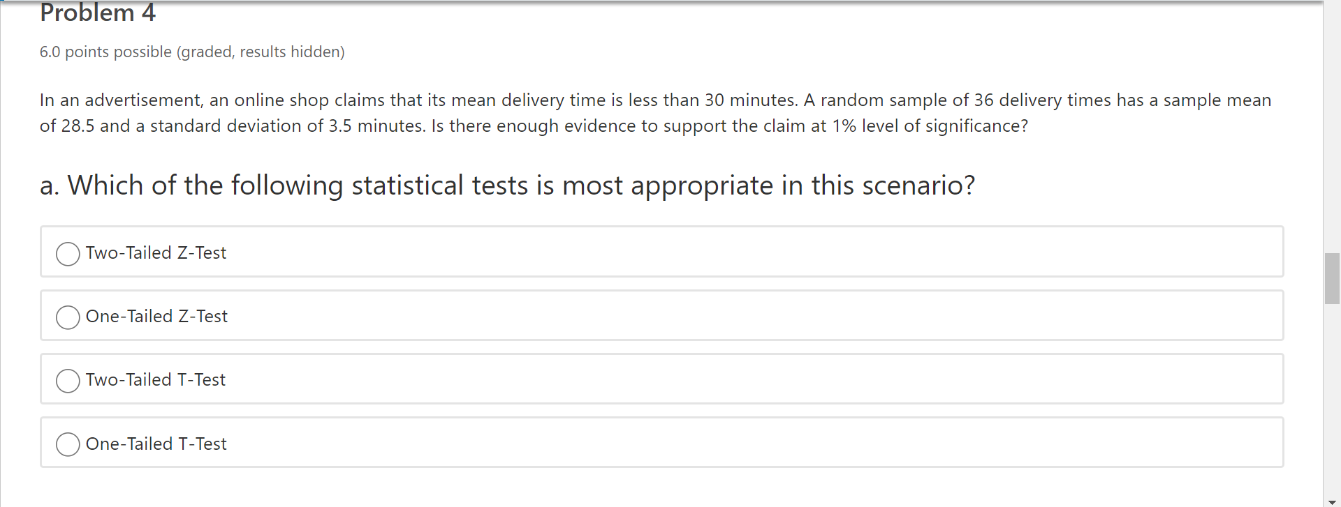 Solved Problem 4 6.0 points possible (graded, results | Chegg.com