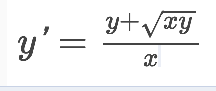 Solved y′=xy+xy | Chegg.com