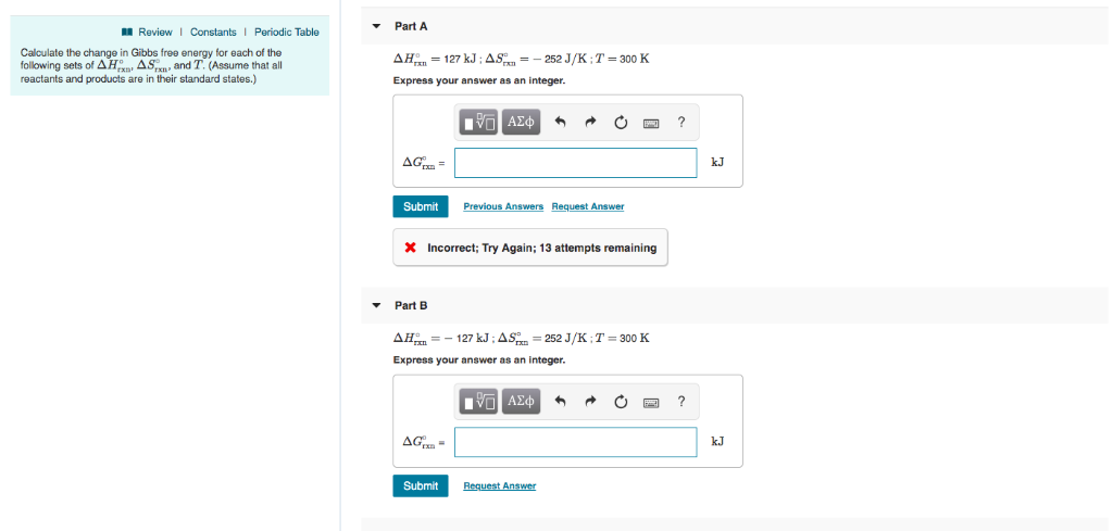 Solved Part A ReviewI Constants Periodic Table Calculate the | Chegg.com