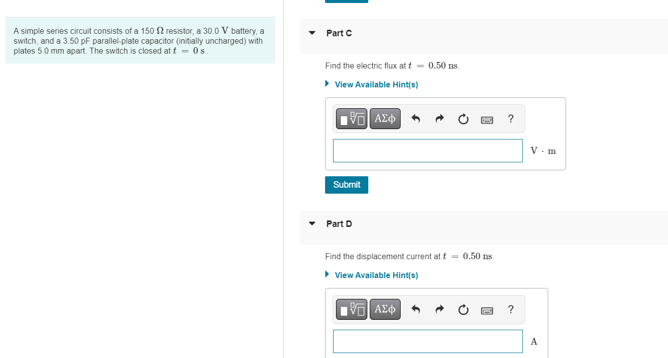 Solved A simple series circuit consists of a 150Ω resistor, | Chegg.com
