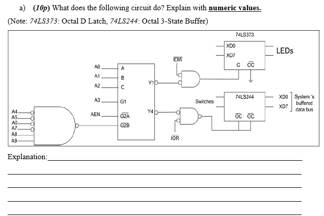 74ls244 Circuit