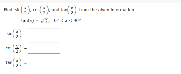 Solved Find sin(), cos(7), and tan( 7.) from the given | Chegg.com