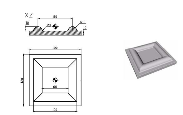 Solved CNC milling code for milling machine for the above | Chegg.com