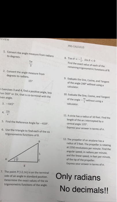Trigonometry Archive | September 18, 2018 | Chegg.com