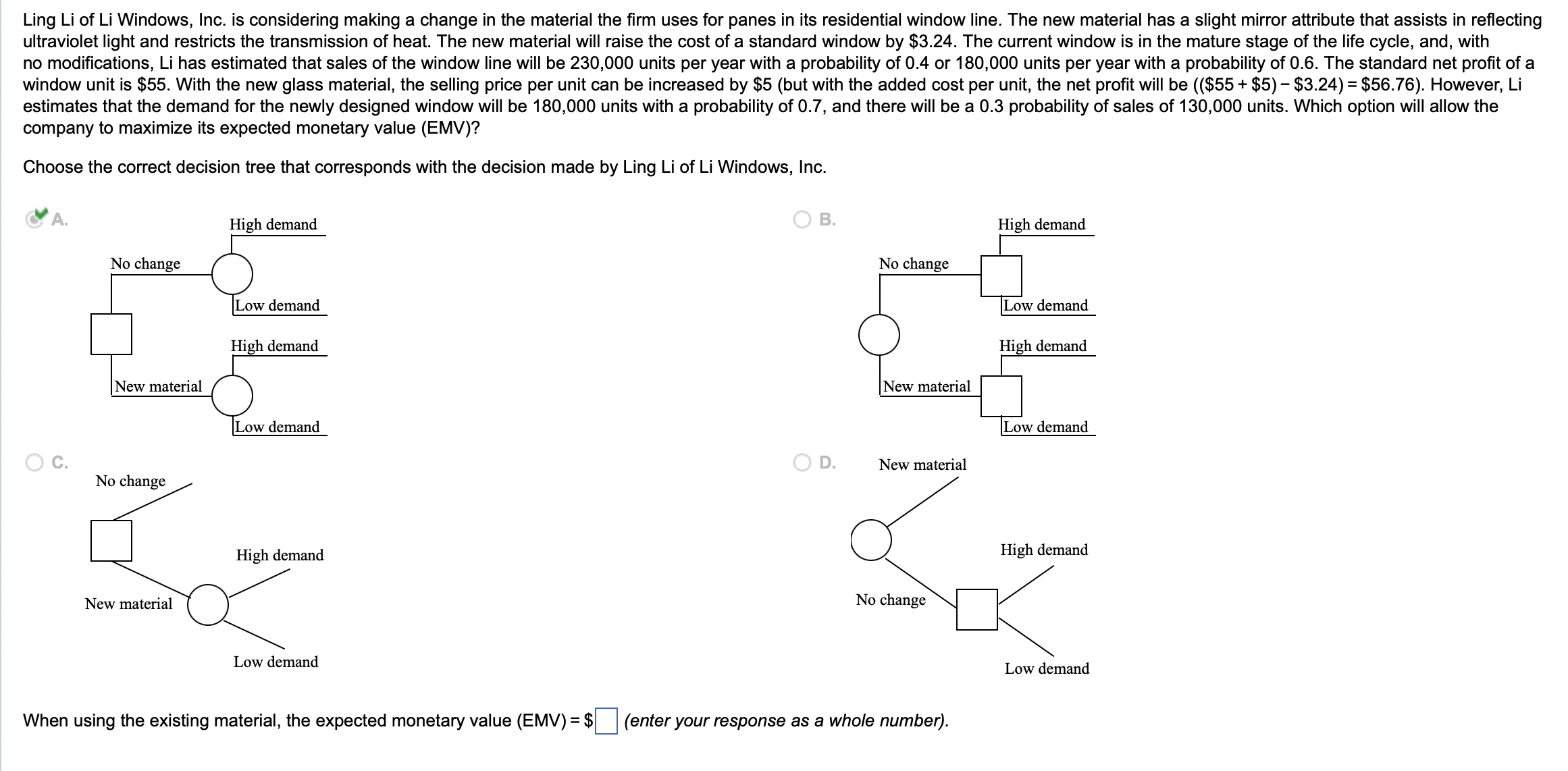 Solved To determine the expected profit over the 300-day | Chegg.com