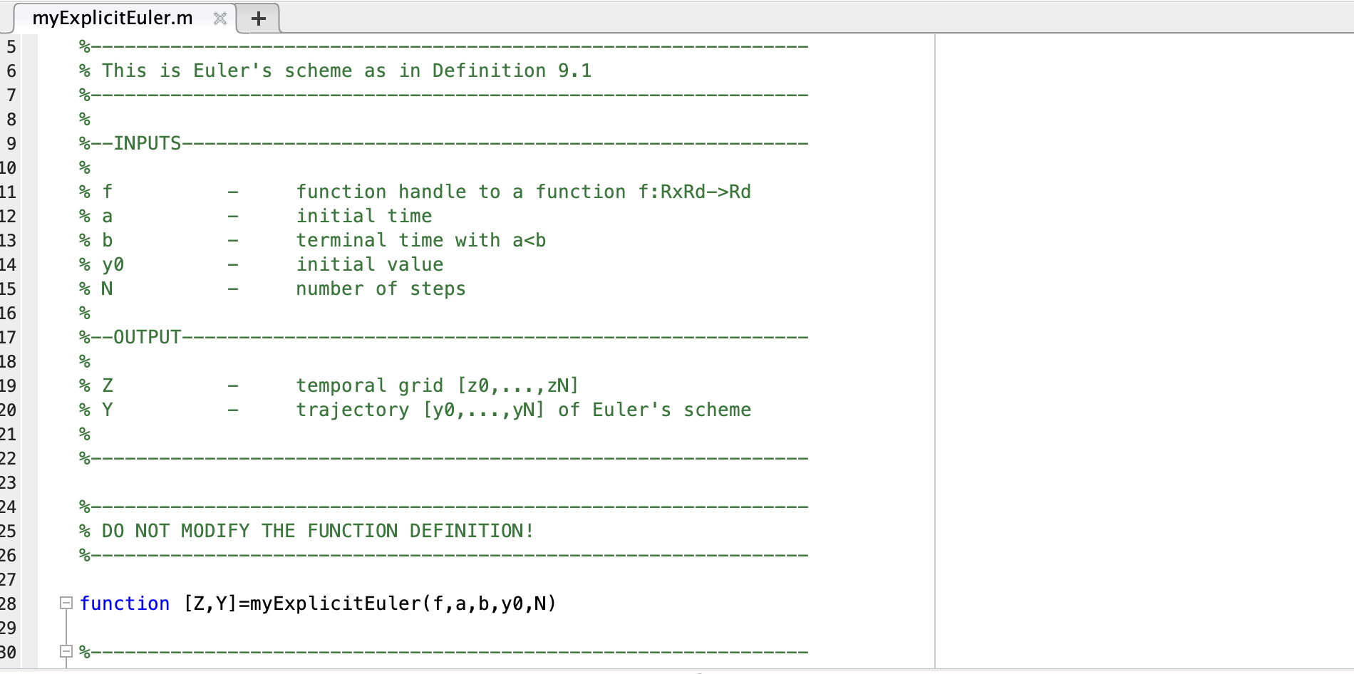 Assignment 41 Explicit And Implicit Euler Scheme 