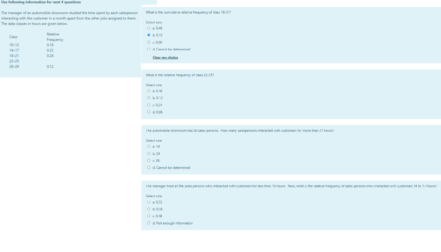 Solved Use following information for next 4 questions What | Chegg.com