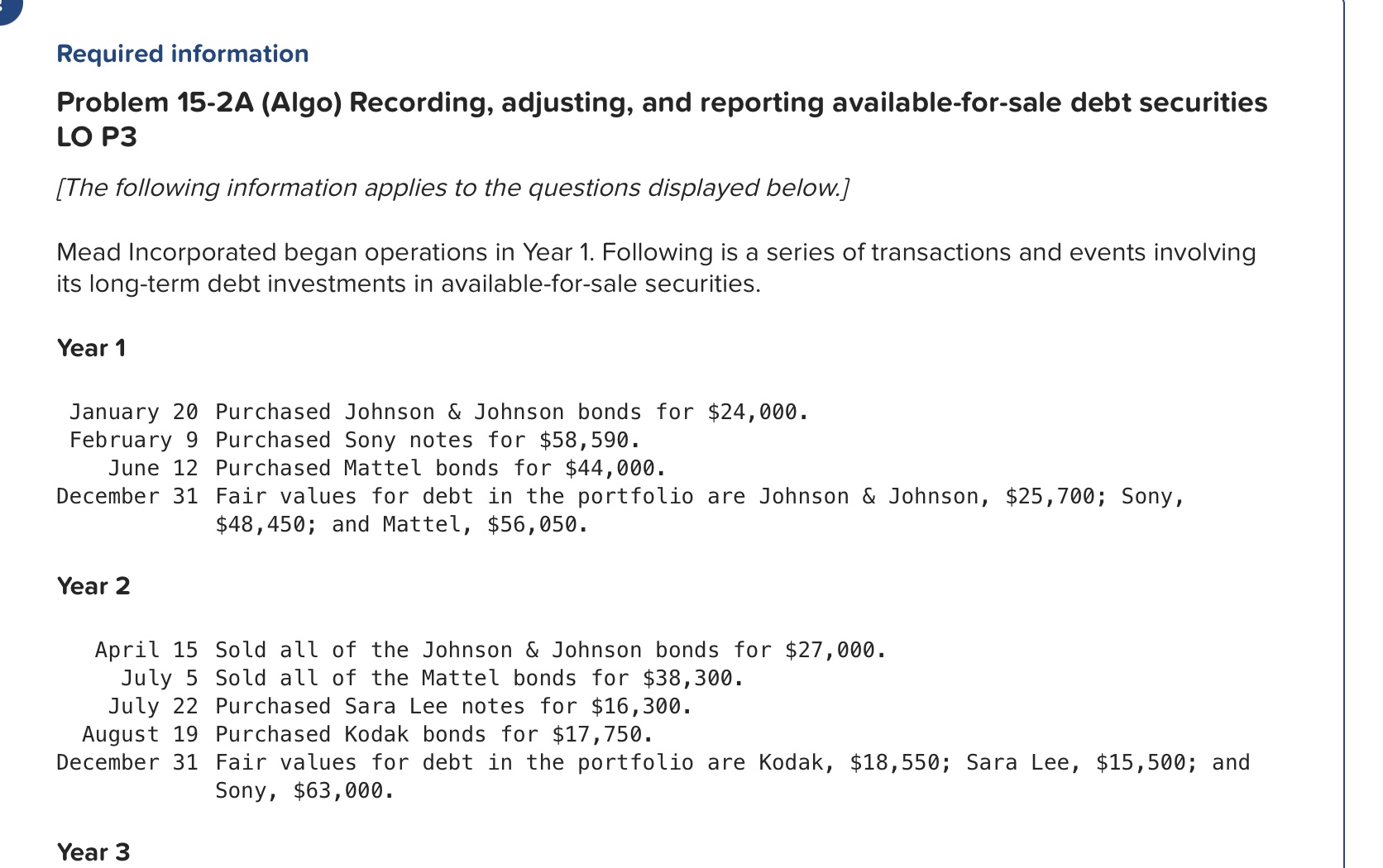 Solved Problem 15-2A (Algo) Recording, adjusting, and | Chegg.com