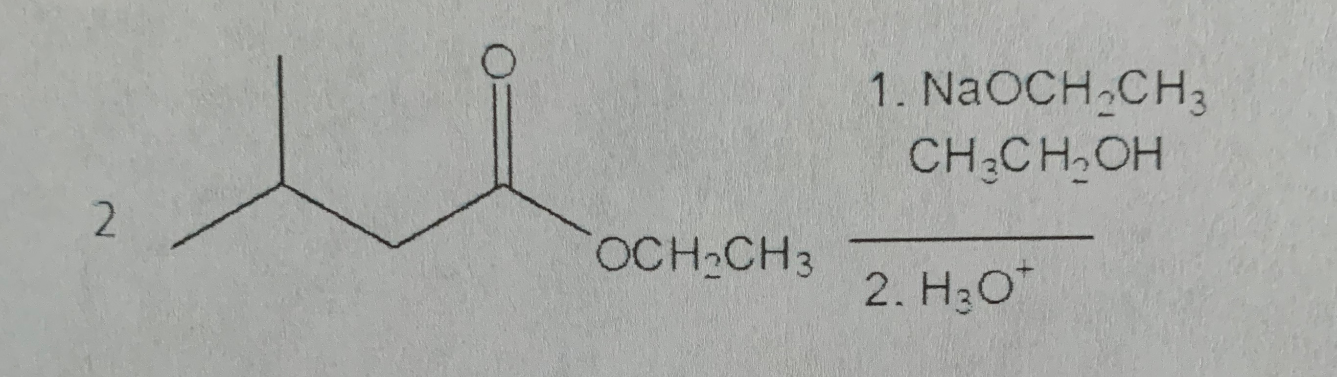 Solved 1. NaOCH.CH CH2CH OH OCH-CH3 2. Hao | Chegg.com