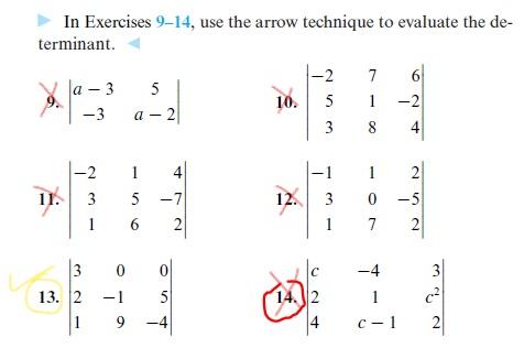 Solved in exercises 9 14 use the arrow technique to evaluate | Chegg.com