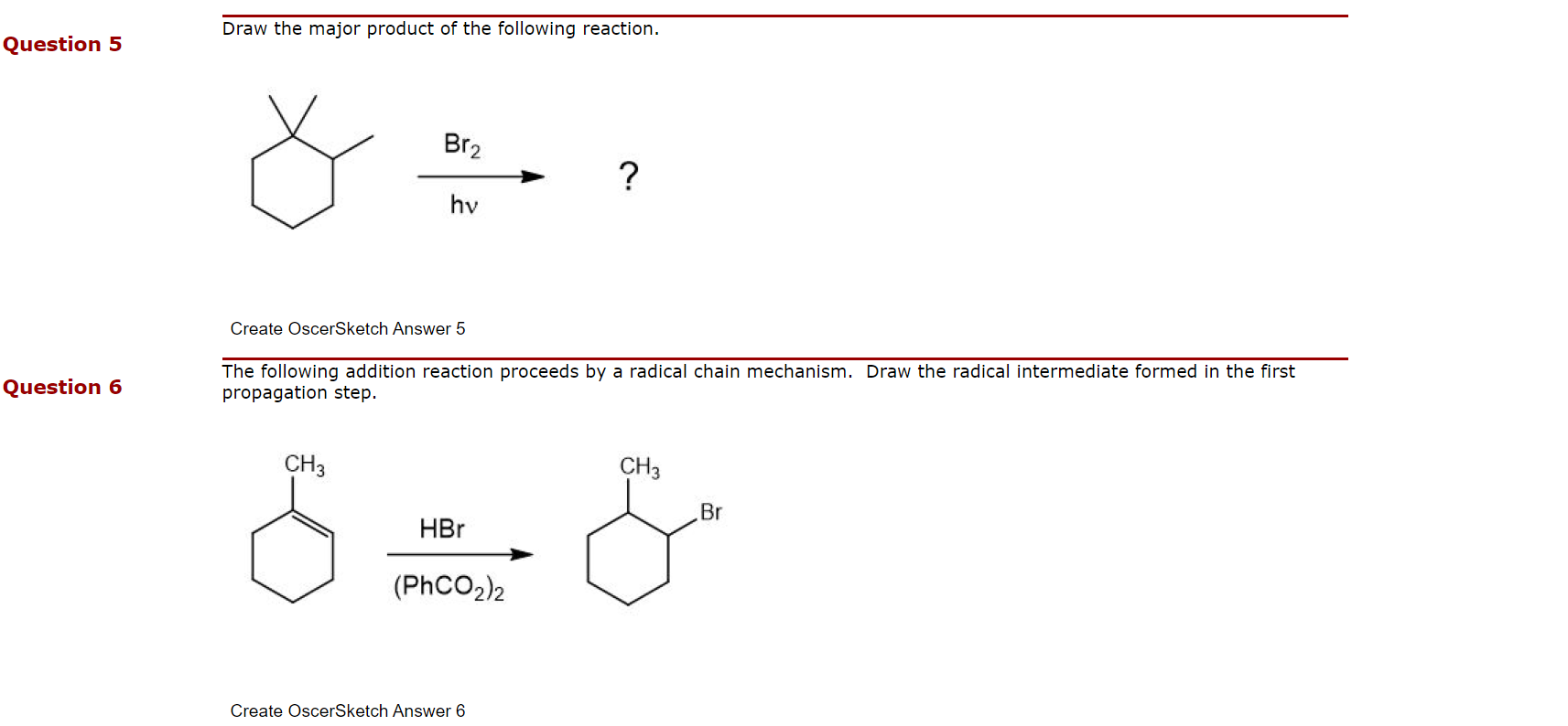 Solved Draw the major product of the following reaction. | Chegg.com
