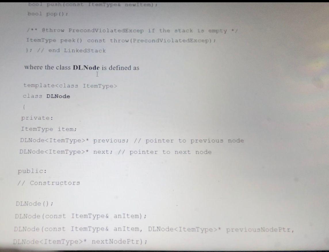 Solved In Project4, you used a doubly linked list to | Chegg.com