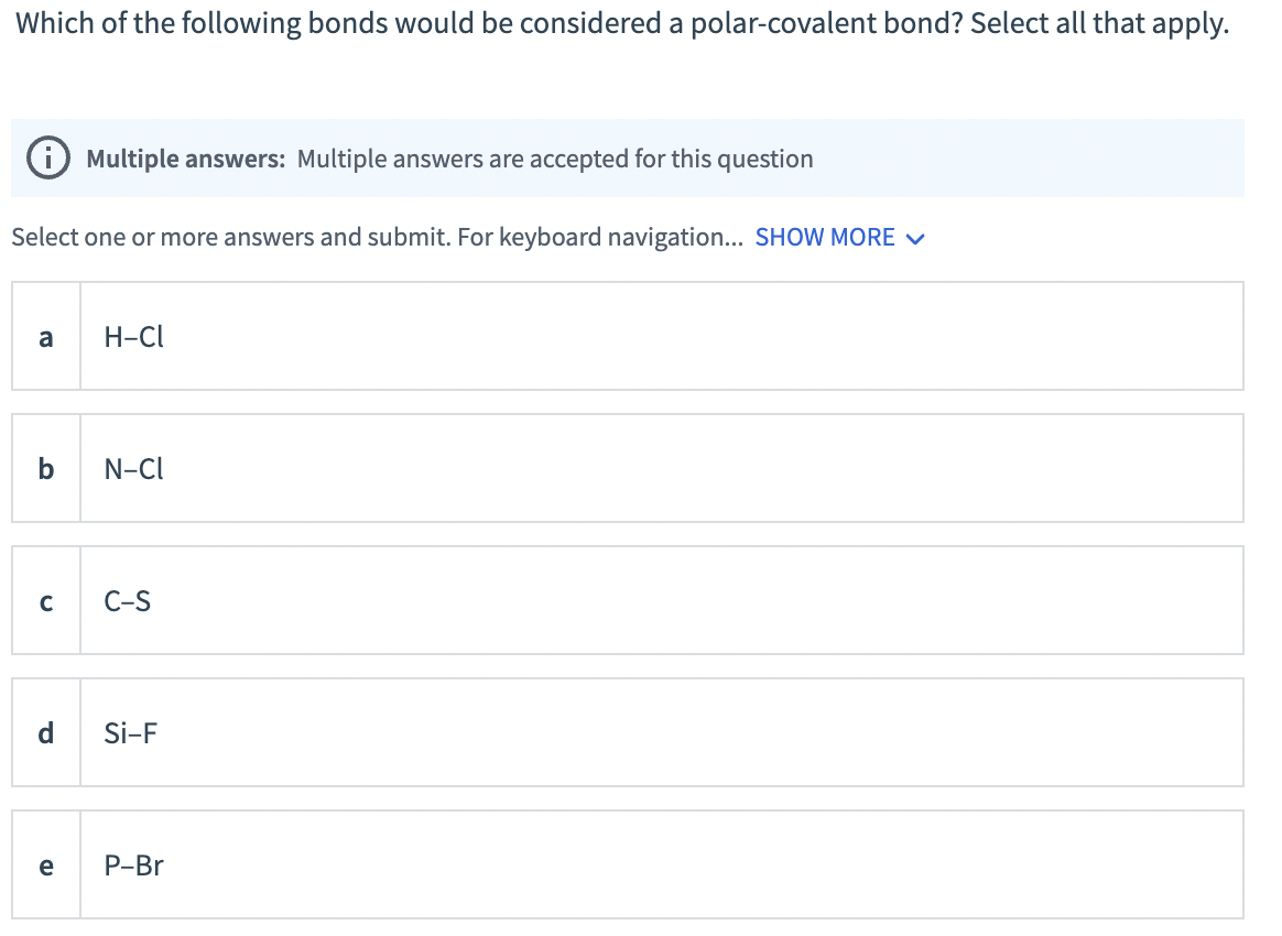 Solved Which of the following bonds would be considered a | Chegg.com