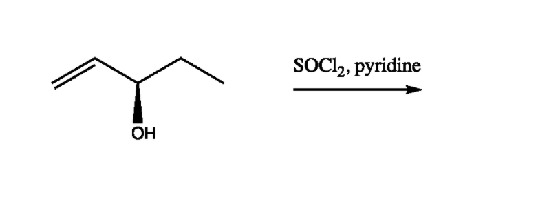 Solved SOCl2, pyridine ОН | Chegg.com