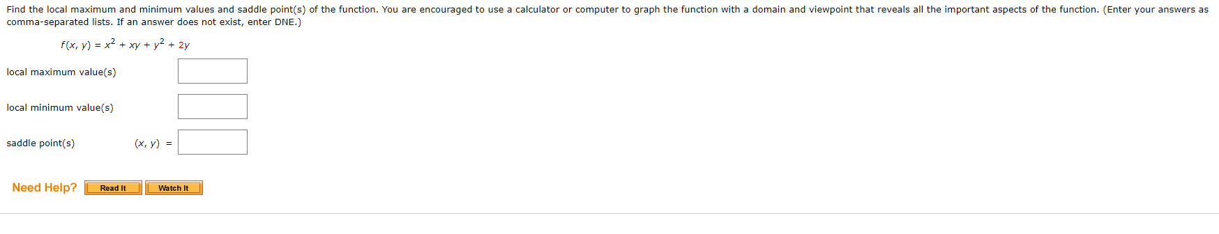 Solved comma-separated lists. If an answer does not exist, | Chegg.com