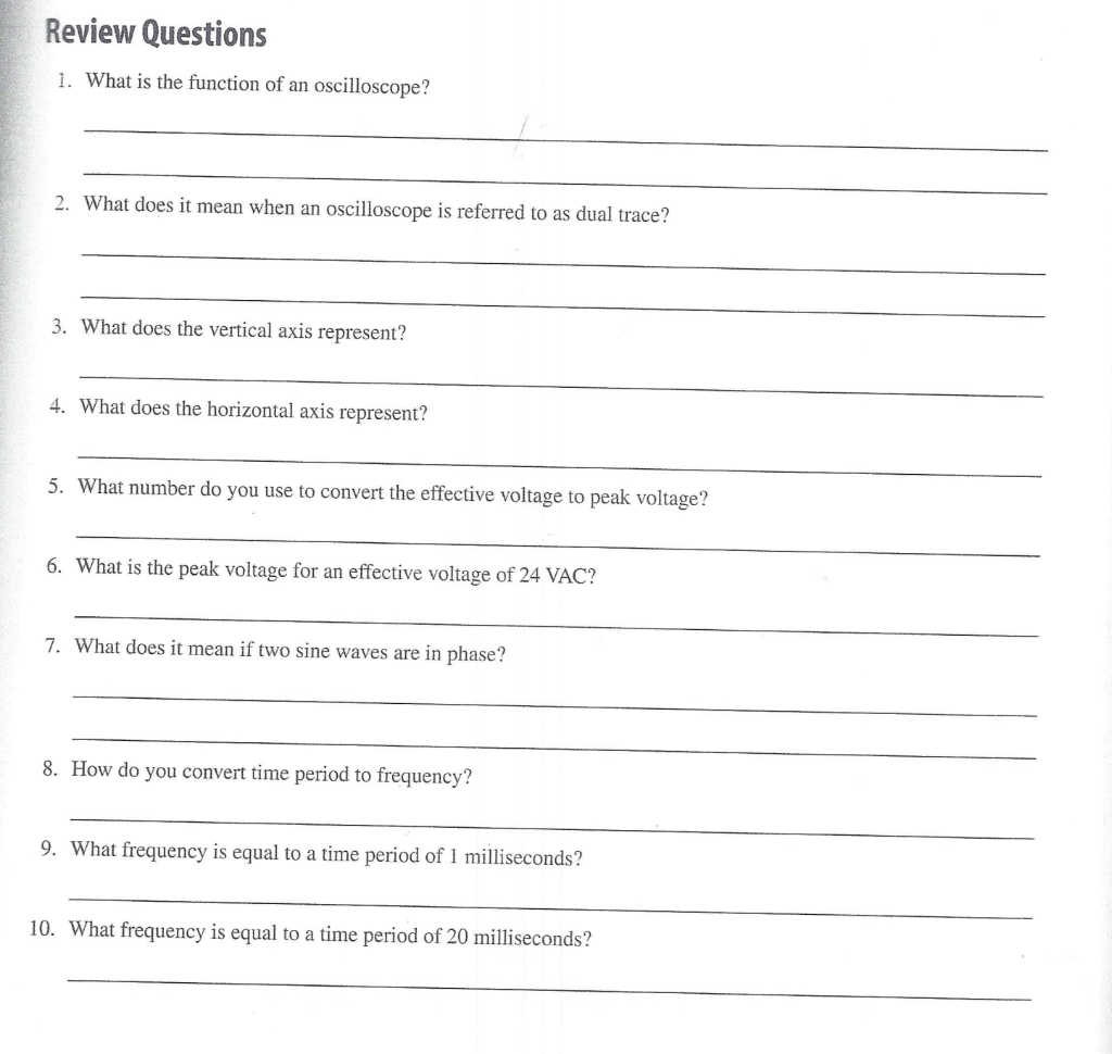 Solved Review Questions 1. What is the function of an | Chegg.com