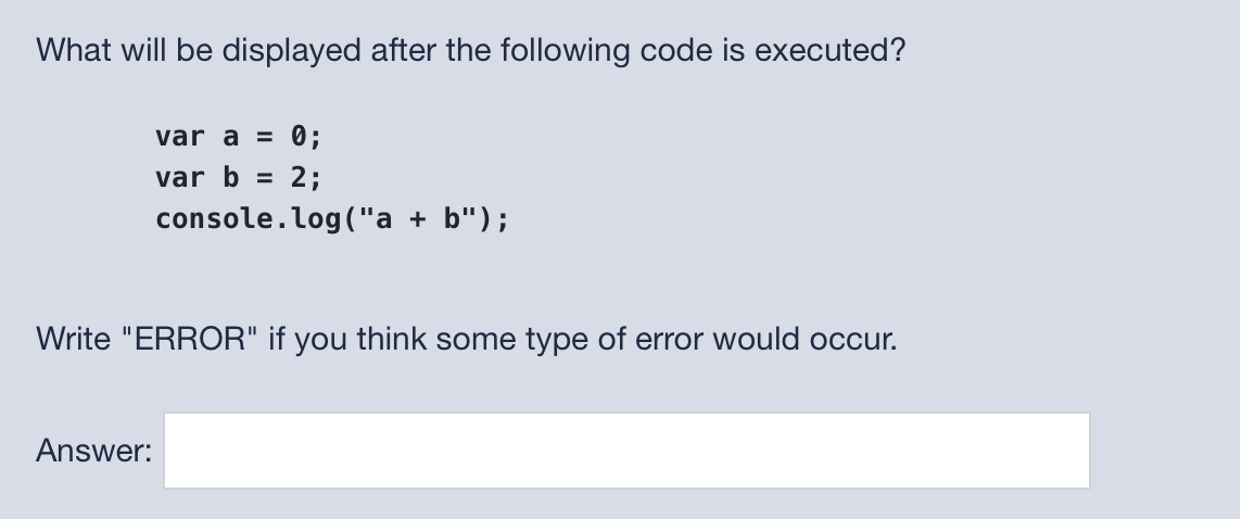 Solved What will be displayed after the following code is | Chegg.com