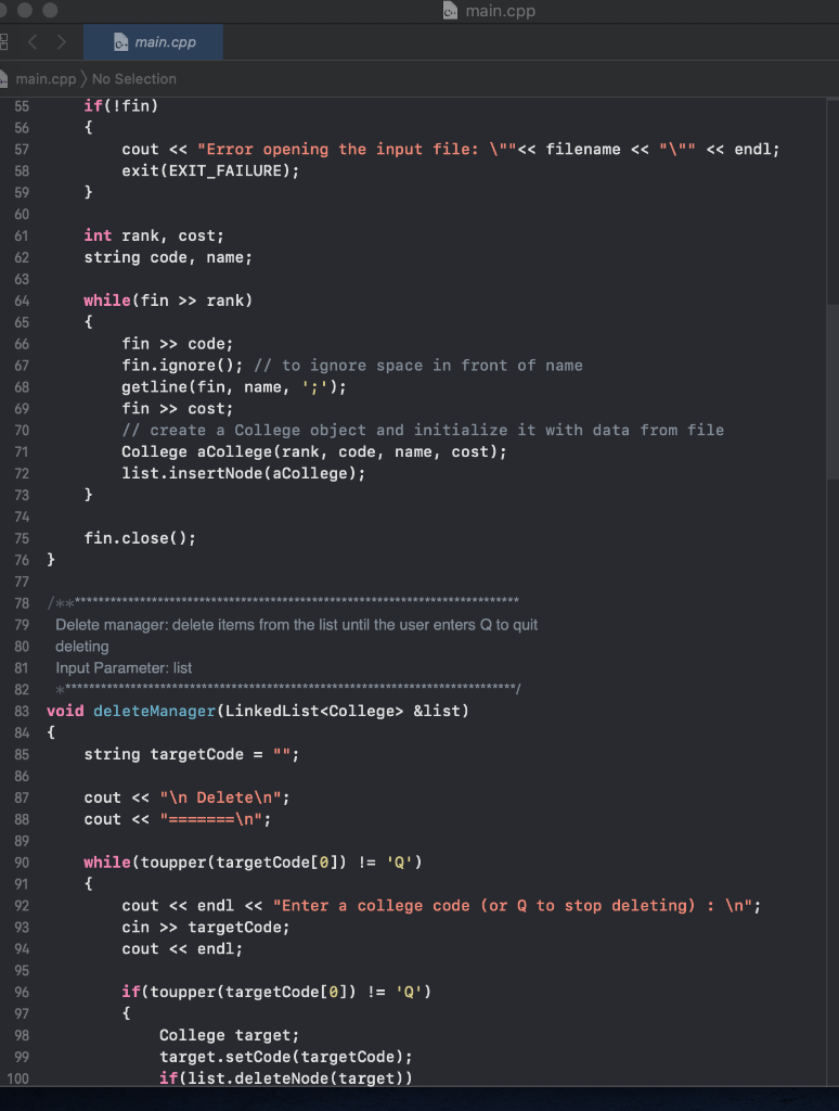 Solved 6.22 Lab: Doubly-Linked Lists - Templates Sorted | Chegg.com
