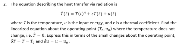 Solved 2. The equation describing the heat transfer via | Chegg.com