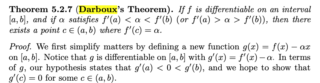 Solved introduction to analysis, prove Darboux's theorem | Chegg.com