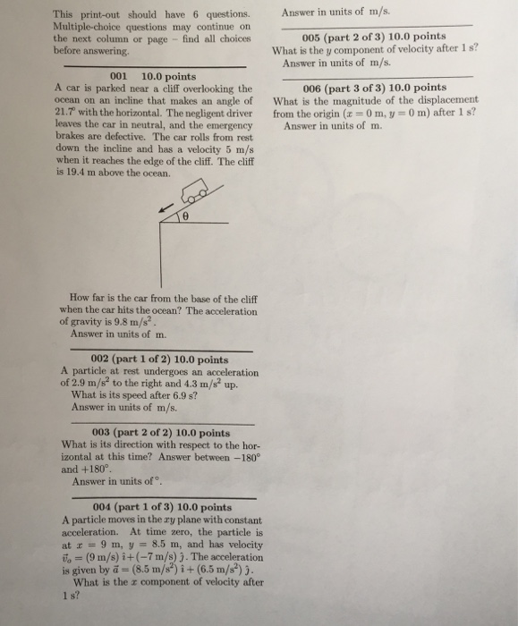 Solved This print-out should have 6 questions. | Chegg.com