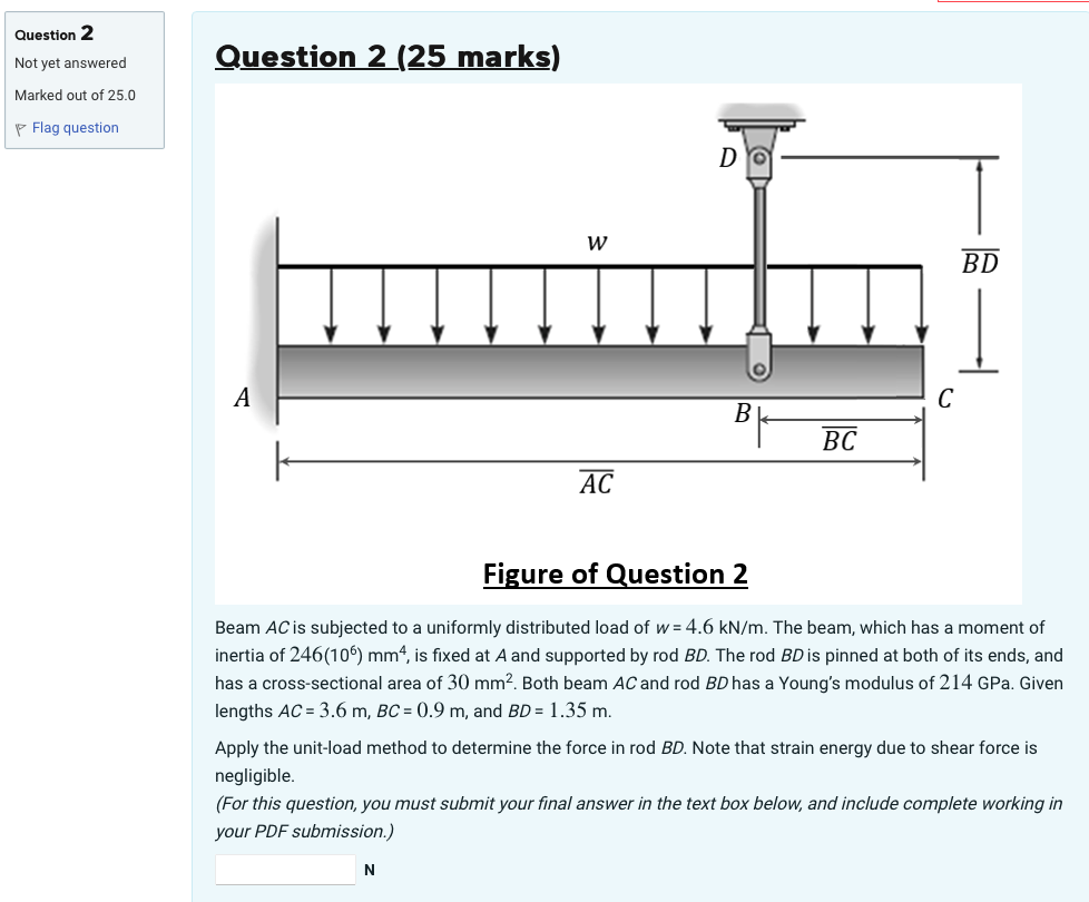 Solved Question 2 Notyet answered Question 2 (25 marks) | Chegg.com