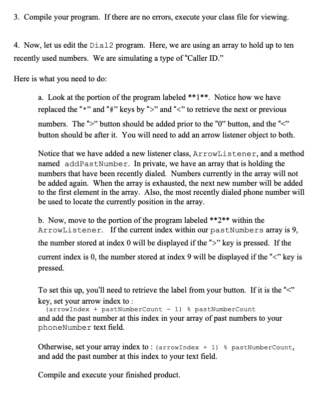 Solved Dial A Simple Phone Dial Pad We've learned how to add | Chegg.com