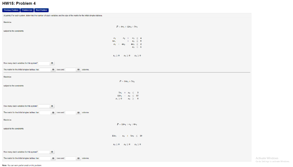 Solved HW15: Problem 4 Previous Problem Problem List Next | Chegg.com