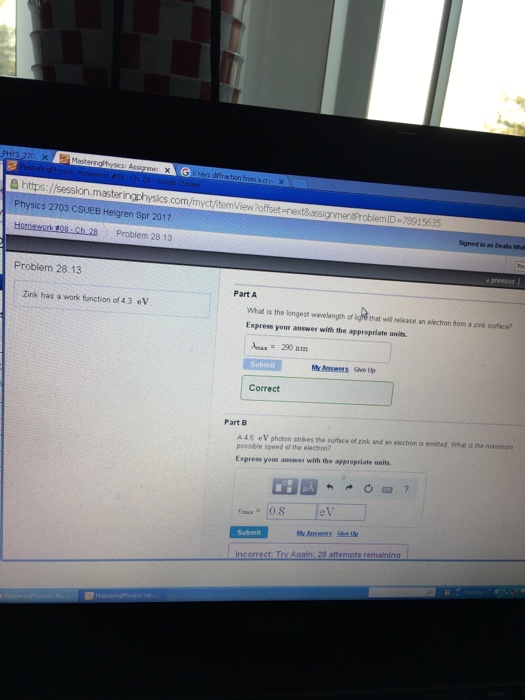 Solved https://session Physics 2703 CSUEB com/myct/temView | Chegg.com