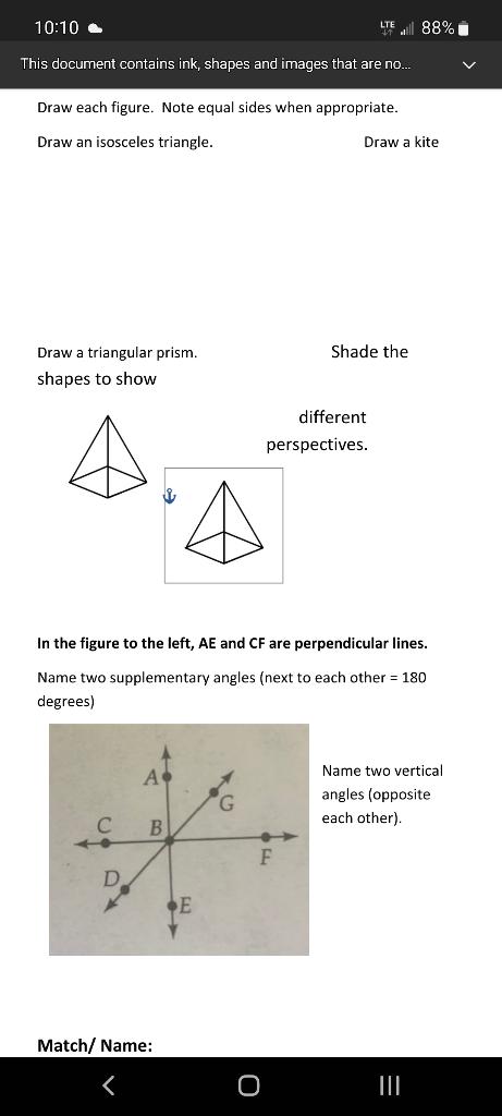 Solved Draw each figure. Note equal sides when appropriate. | Chegg.com