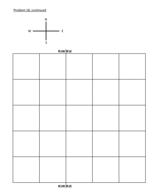 Each square on the following page represents a | Chegg.com