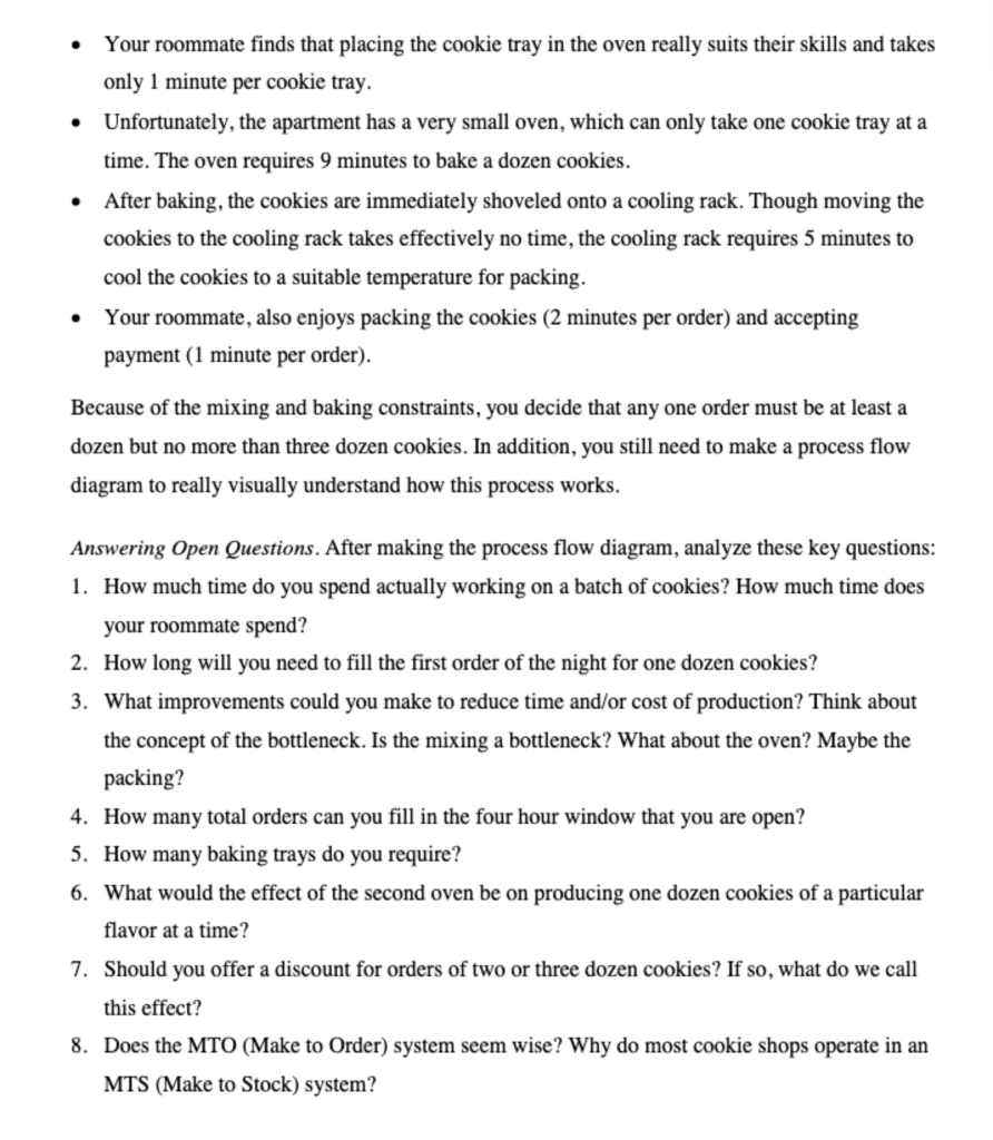 Solved After much market research for a class project, you | Chegg.com