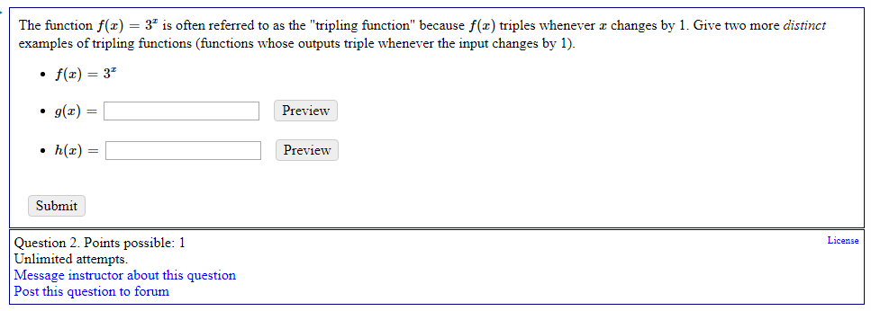 Solved The function f(0) = 3is often referred to as the | Chegg.com