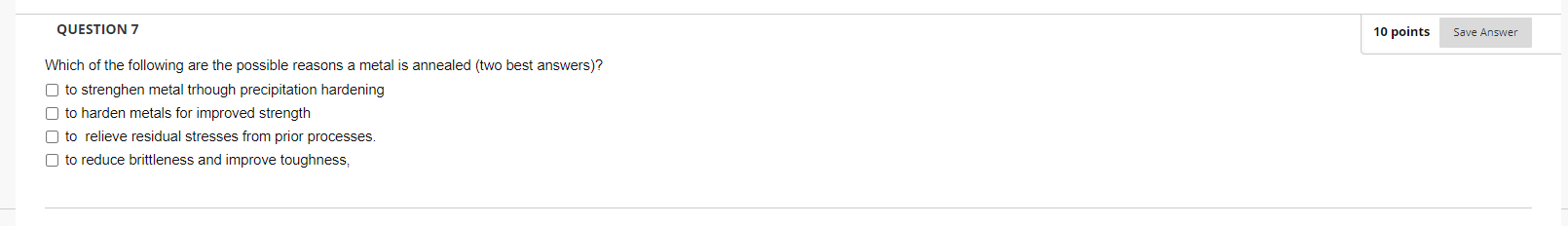 Solved QUESTION 7 10 points Save Answer Which of the | Chegg.com