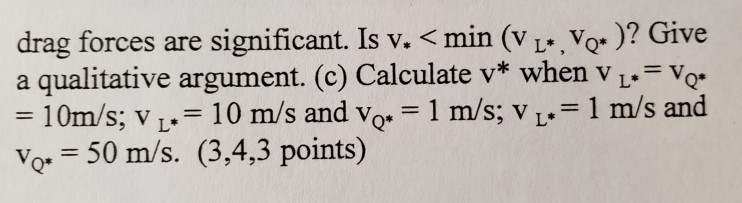 Solved 2. An object is falling in the atmosphere under | Chegg.com