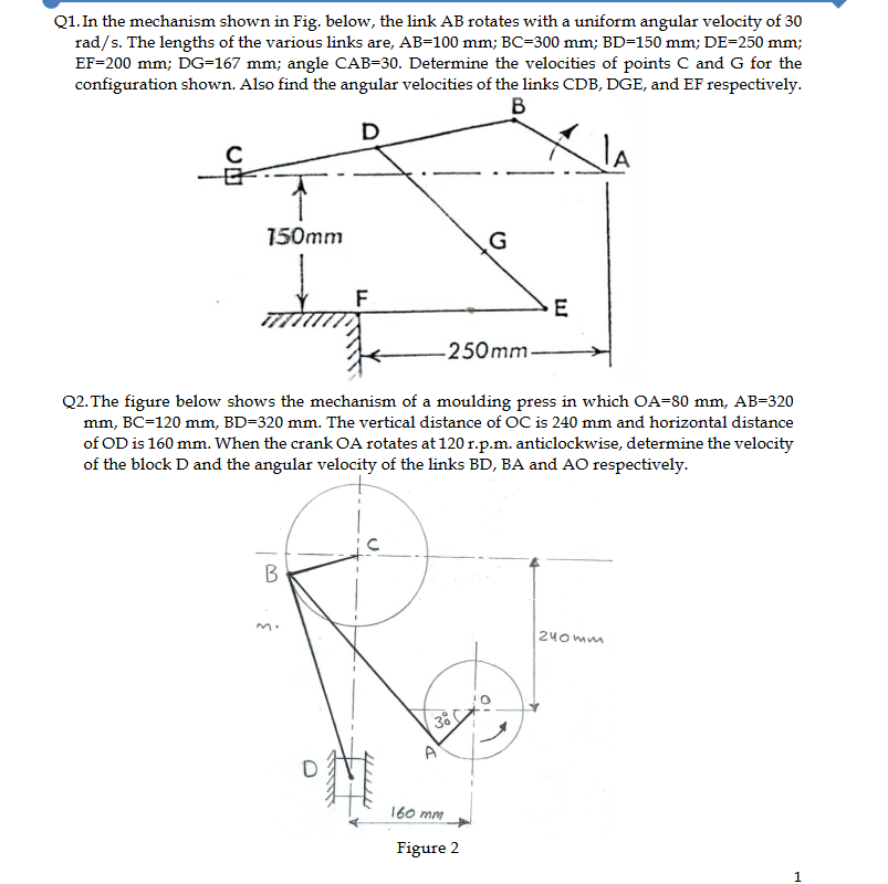 on gears. Figure 1.38 Front-end loader mechanism | Chegg.com