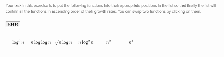 Solved Your Task In This Exercise Is To Put The Following 