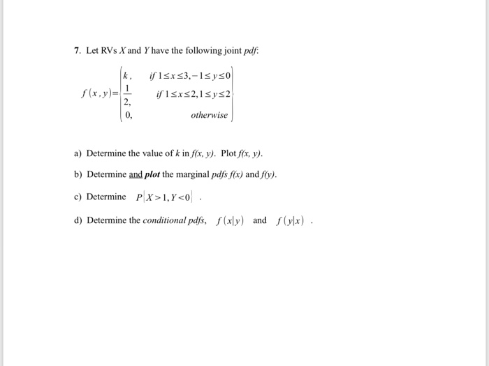 Solved Of 1 2 Let Rvs X And Ybe Discrete Random Variables 