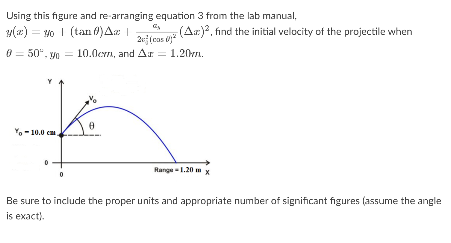 Solved Using this figure and re-arranging equation 3 from | Chegg.com