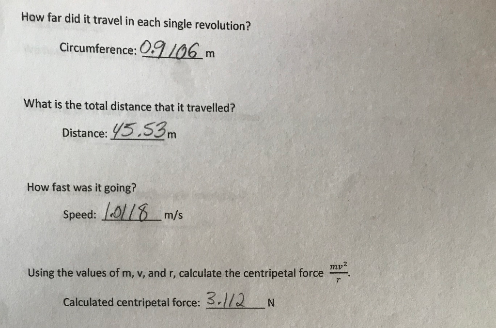 Solved PHY 121: Circular Motion Lab Objective my2 In this | Chegg.com