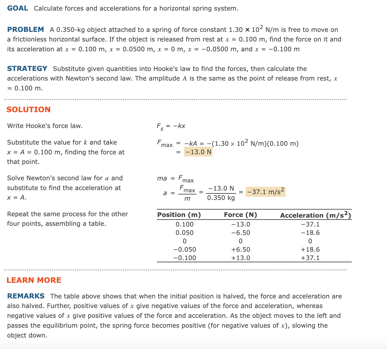 Solved GOAL Calculate forces and accelerations for a | Chegg.com