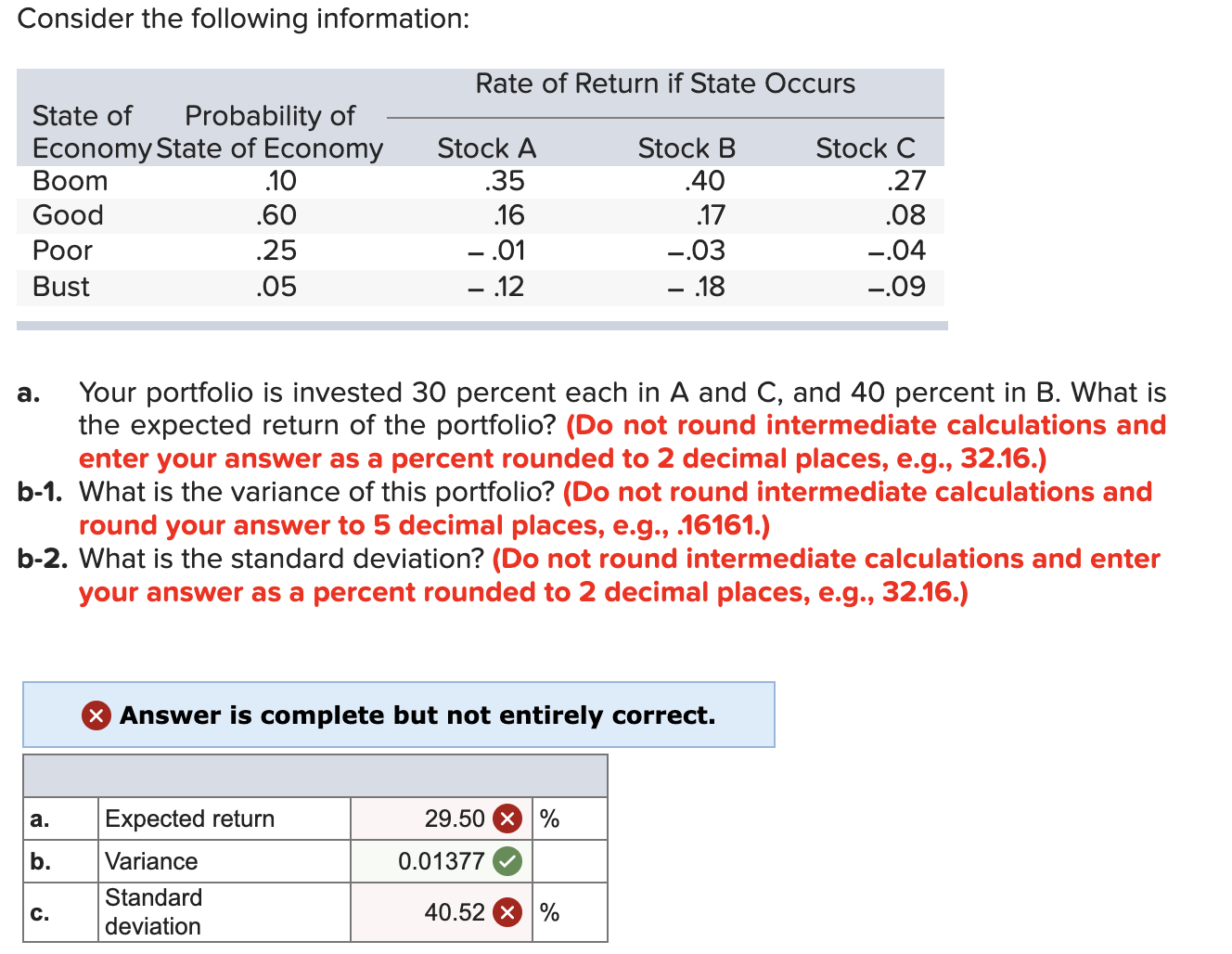 Solved Consider the following information:a. ﻿Your portfolio | Chegg.com
