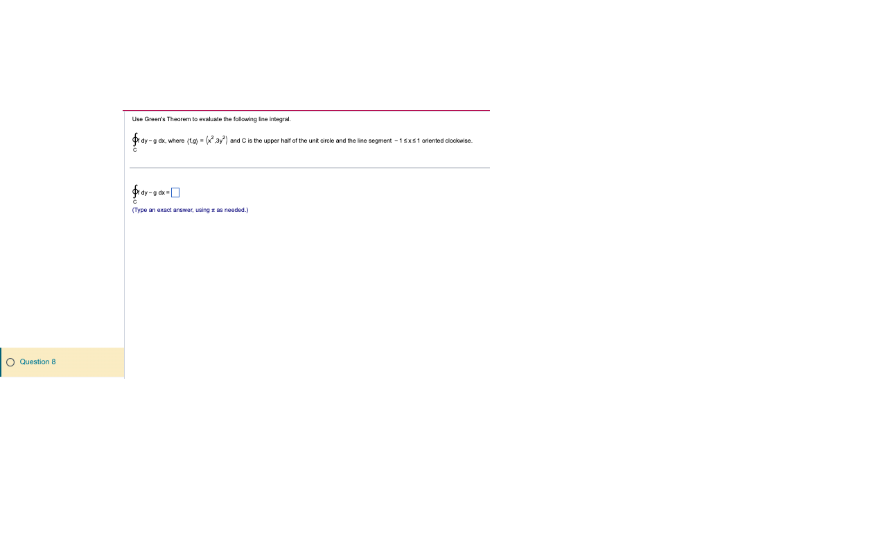 Question 8Please make a clear note of what goes into | Chegg.com