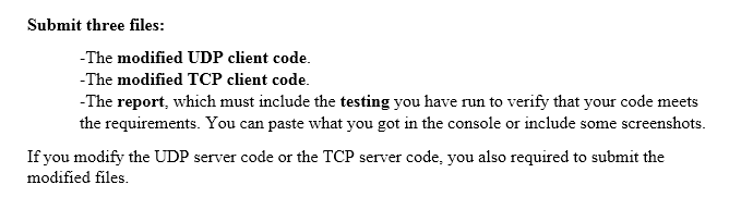 Solved Please make changes in the client code, so that the | Chegg.com