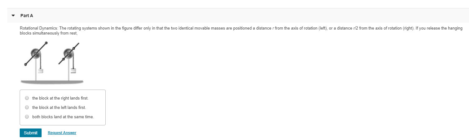 Solved Rotational Dynamics: The rotating systems shown in | Chegg.com