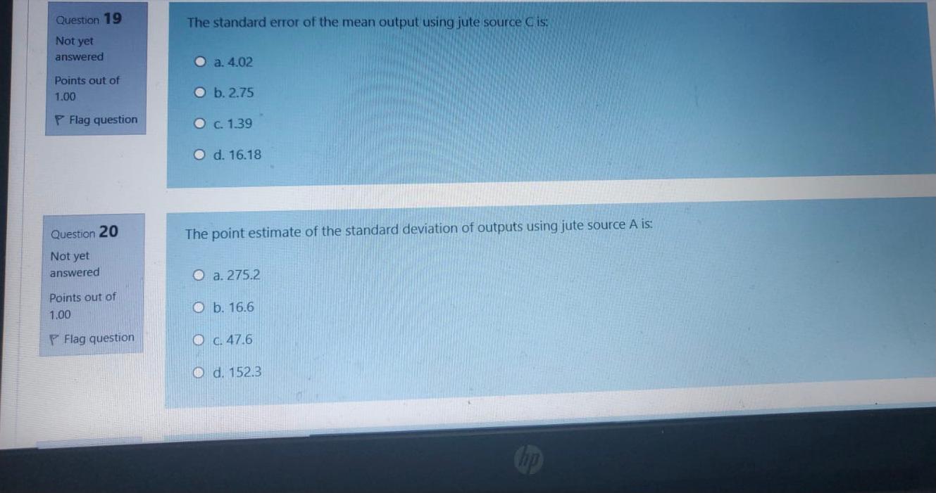 Solved Question 17 Which of these is the most likely to be a | Chegg.com